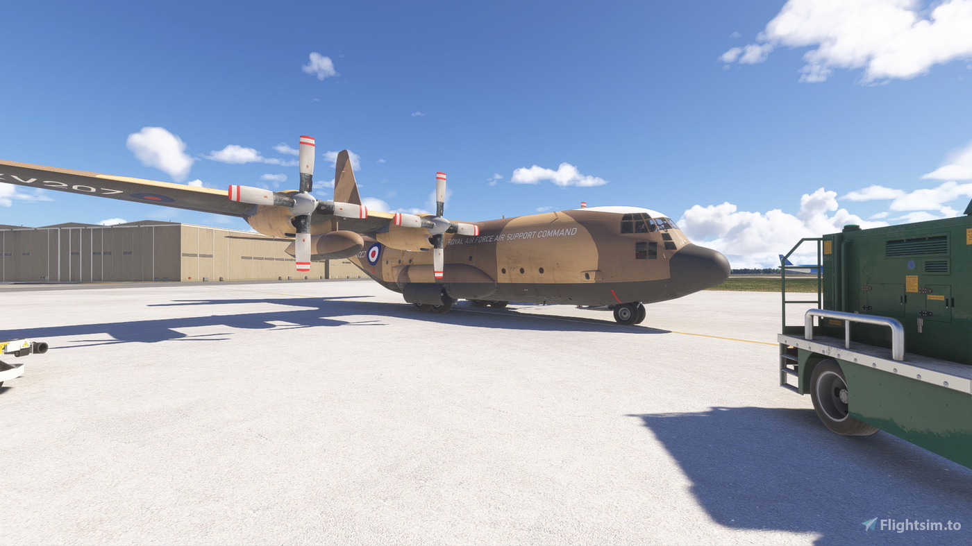 CaptainSim C-130 Royal Air Force XV207 Brown/Tan livery for Microsoft ...