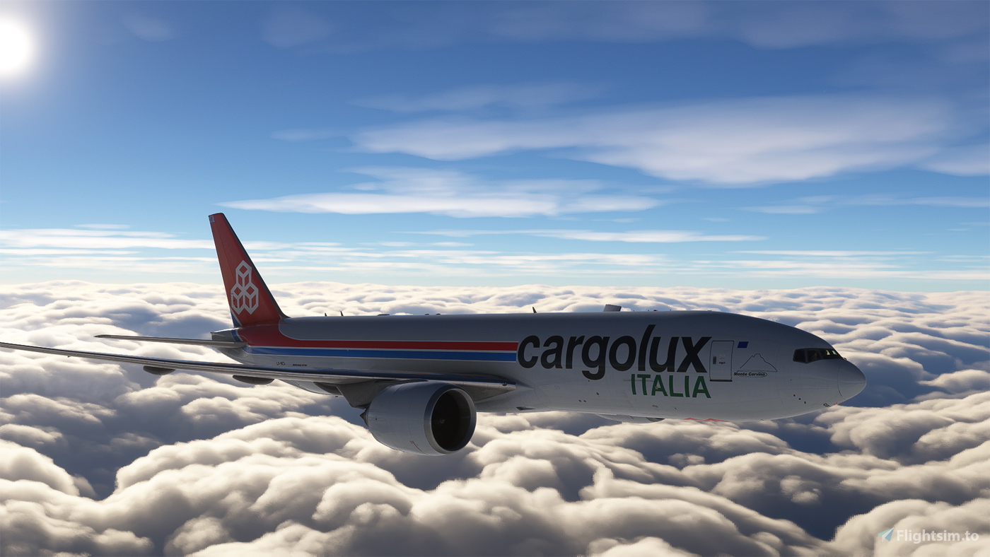 CargoLux Italia LX-WCV PMDG B777F für Microsoft Flight Simulator | MSFS