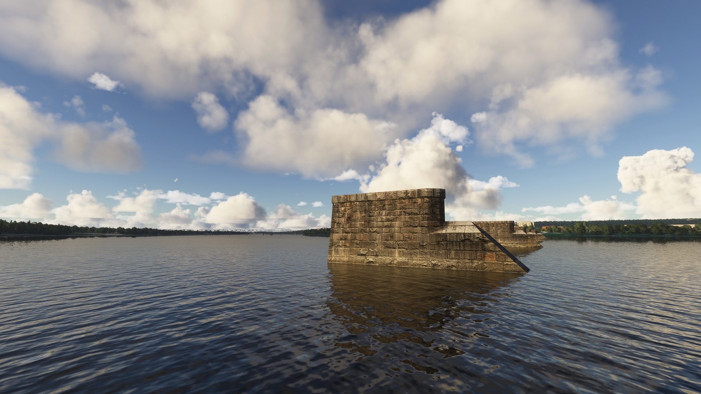 Carleton Street Bridge Pillars FS2024 for Microsoft Flight Simulator | MSFS