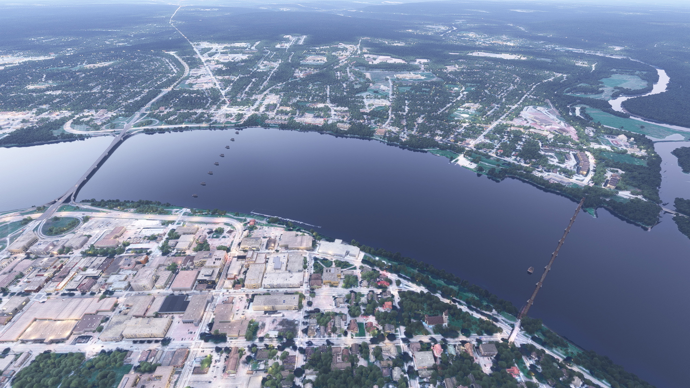 Carleton Street Bridge Pillars FS2024 for Microsoft Flight Simulator | MSFS