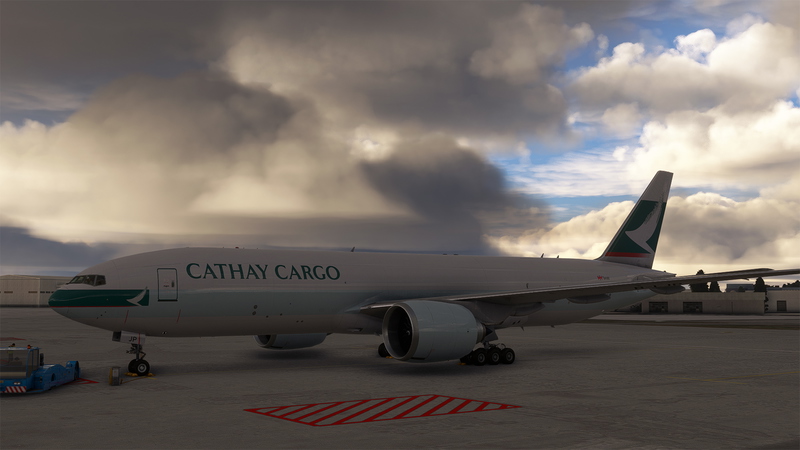 Cathay Cargo B-LJP PMDG B777F for Microsoft Flight Simulator | MSFS