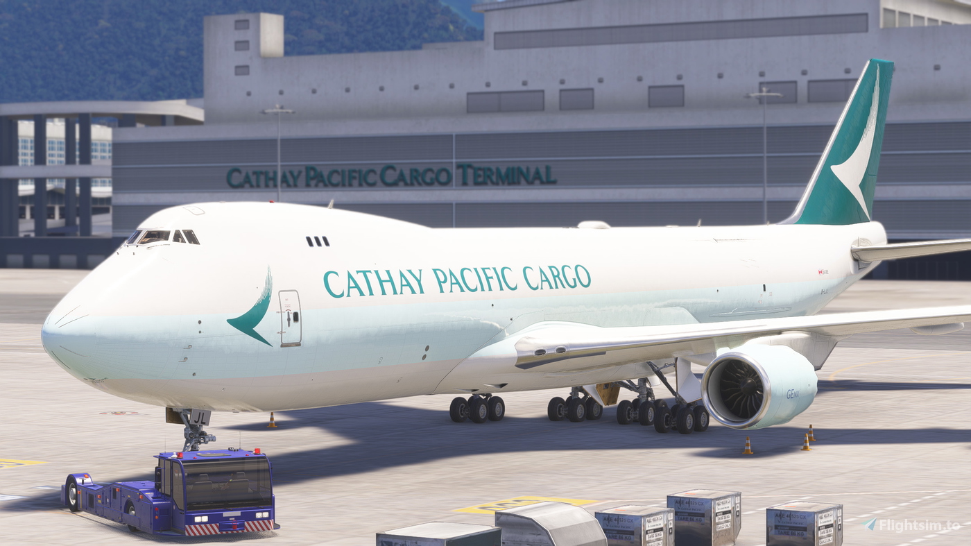 Cathay Pacific Cargo 747-8F (B-LJL) | Asobo B747-8i pro Microsoft Flight Simulator | MSFS