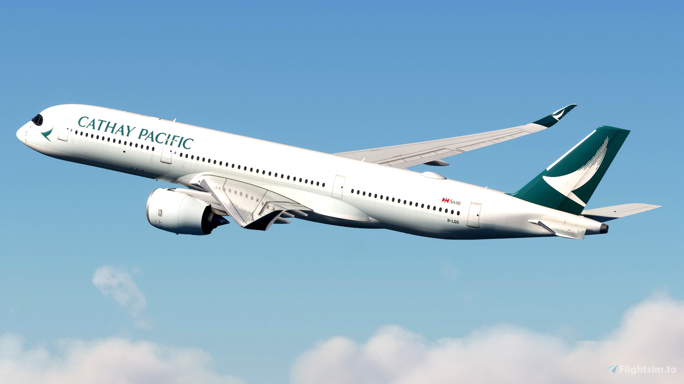 Cathay Pacific [PACK] w/cabin| IniBuilds A350-900 for Microsoft Flight ...