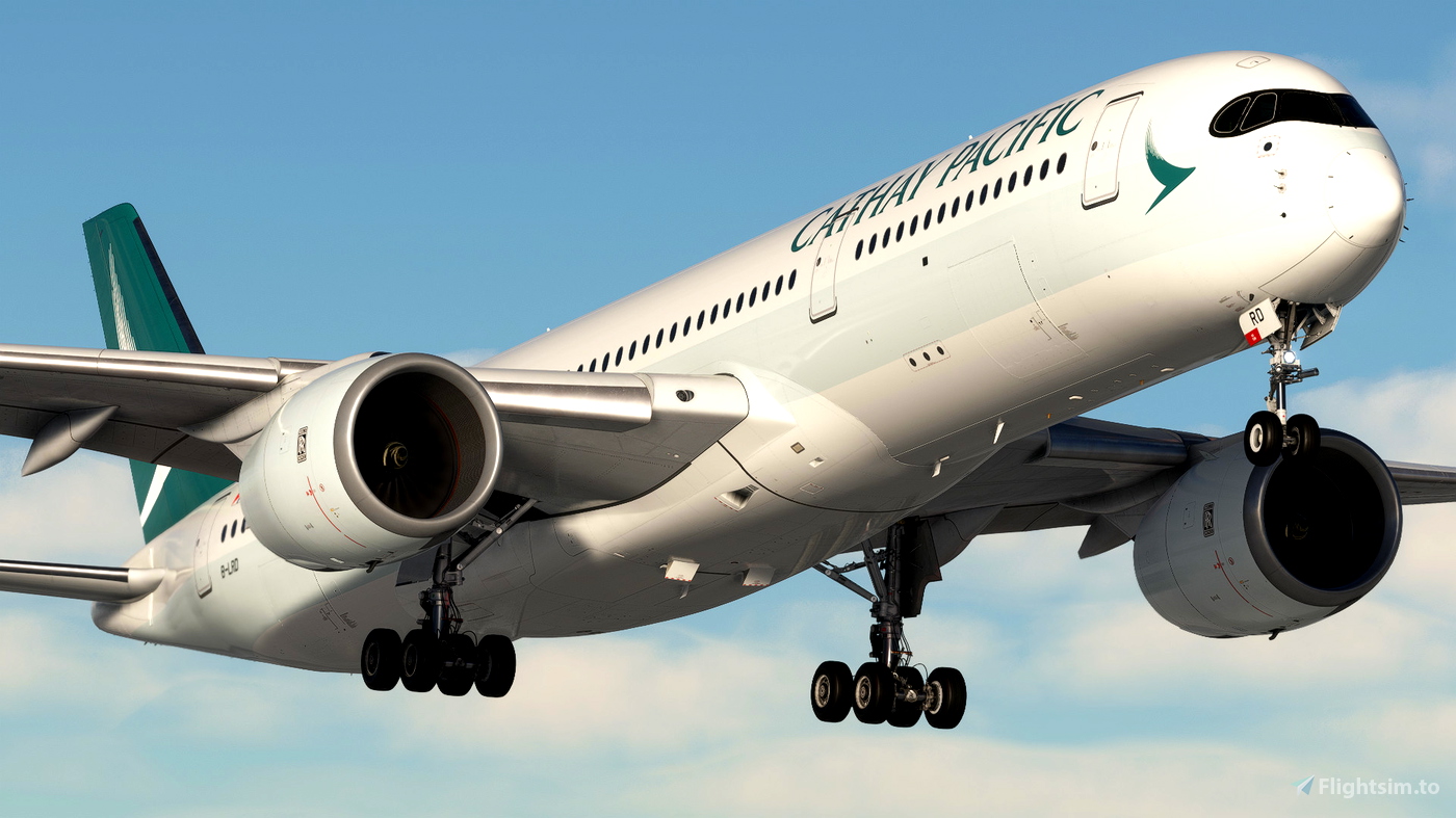 Cathay Pacific [PACK] w/cabin| IniBuilds A350-900 для Microsoft Flight ...