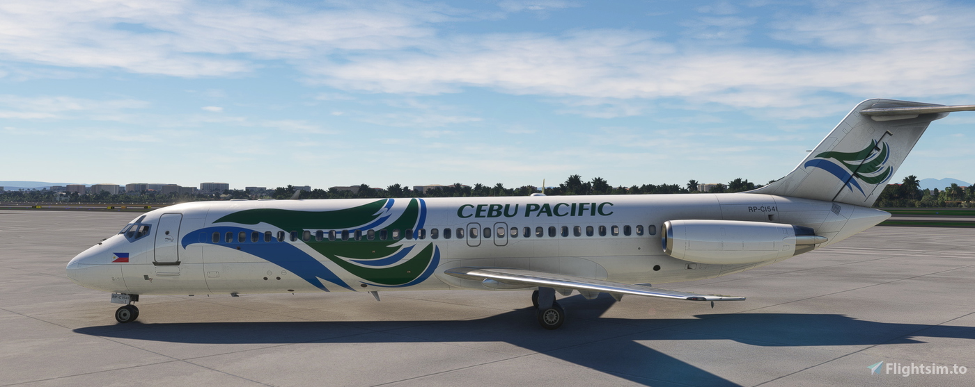 CEBU PACIFIC- RP-C1541 - SkySimulations DC9-30 w/cabin for Microsoft ...