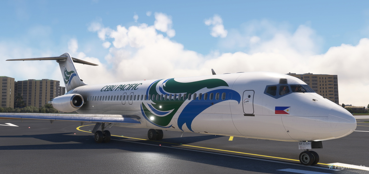 CEBU PACIFIC- RP-C1541 - SkySimulations DC9-30 w/cabin for Microsoft ...