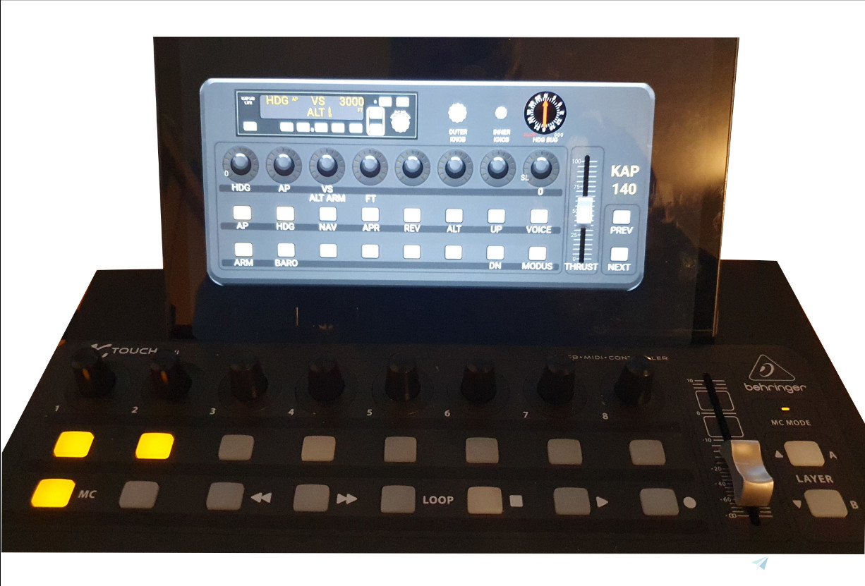 Cessna 152 / 172 Template and Gauge for Behringer XTouch Mini and Axis ...