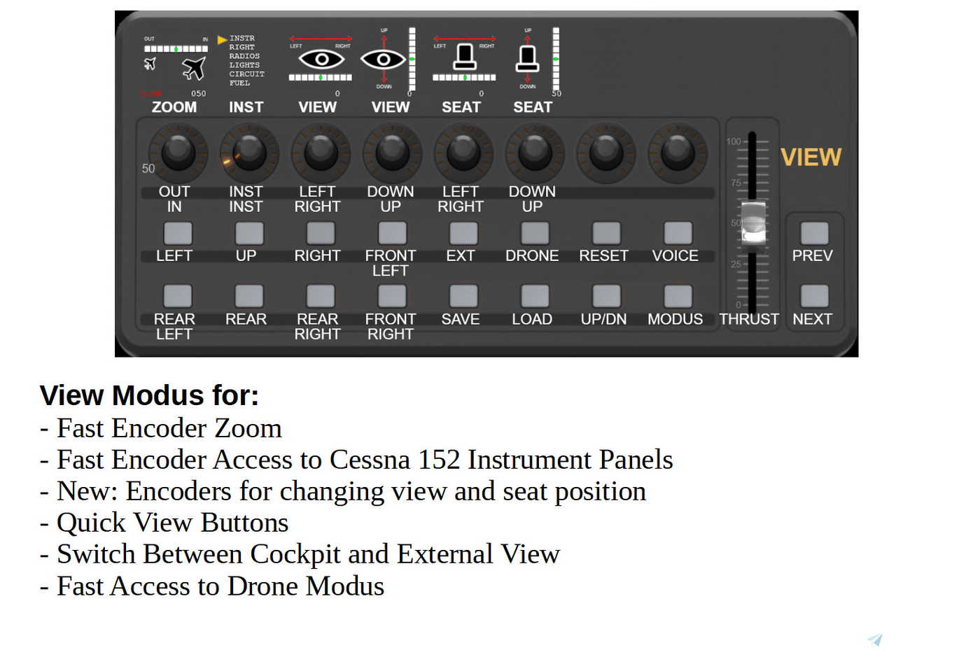 Cessna 152 / 172 Template and Gauge for Behringer XTouch Mini and Axis ...