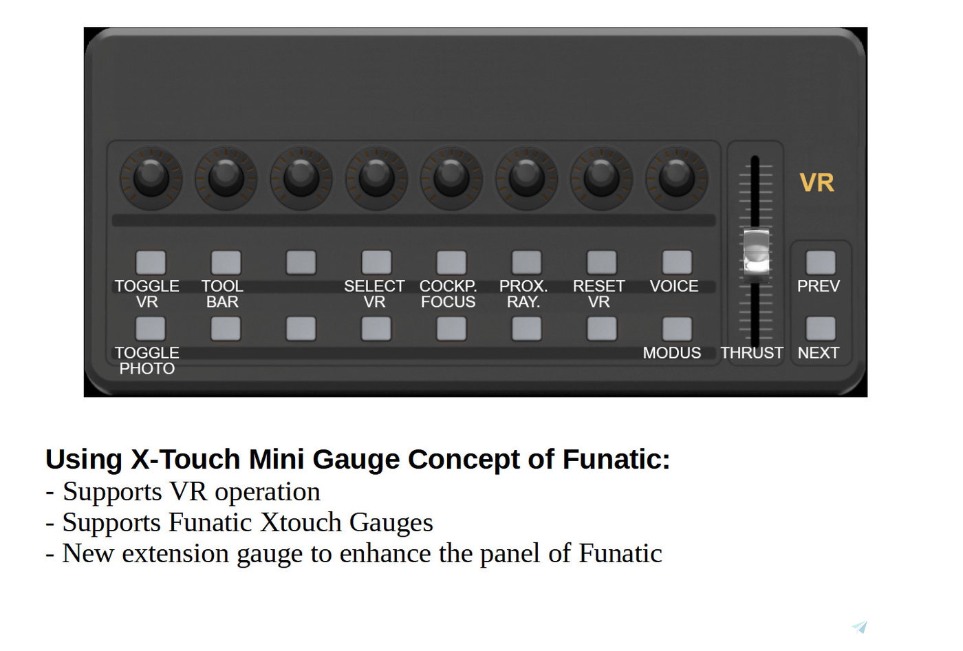 Cessna 152 / 172 Template and Gauge for Behringer XTouch Mini and Axis ...