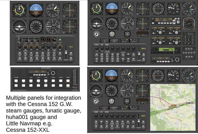 Cessna 152 / 172 Template and Gauge for Behringer XTouch Mini and Axis ...