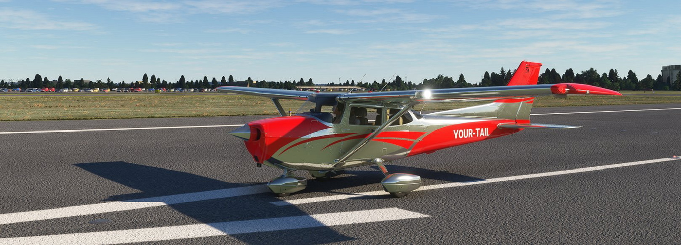 Cessna 172 Skyhawk G1000 - 4 Chrome Paint Textures for Microsoft Flight ...