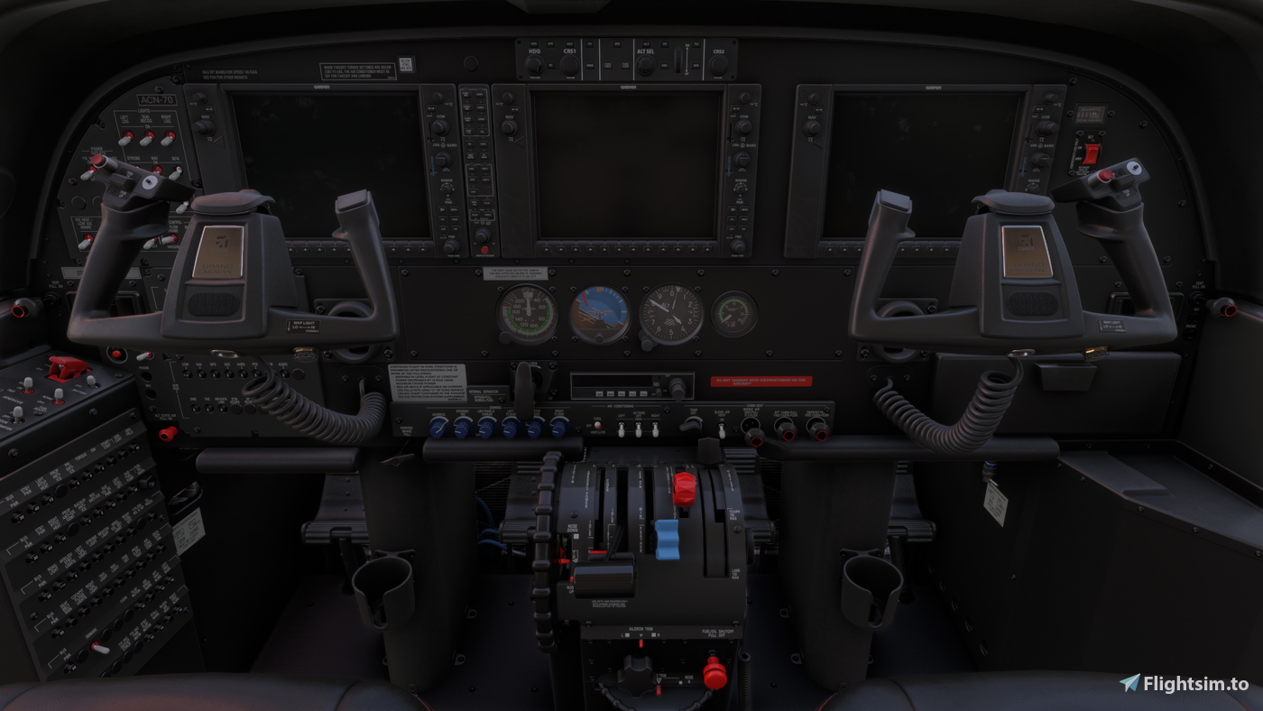Cessna 208 Cockpit