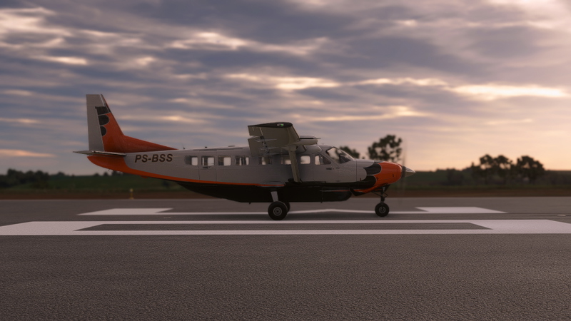 Cessna 208B Grand Caravan EX PS-BSS Paraná Military House for Microsoft ...