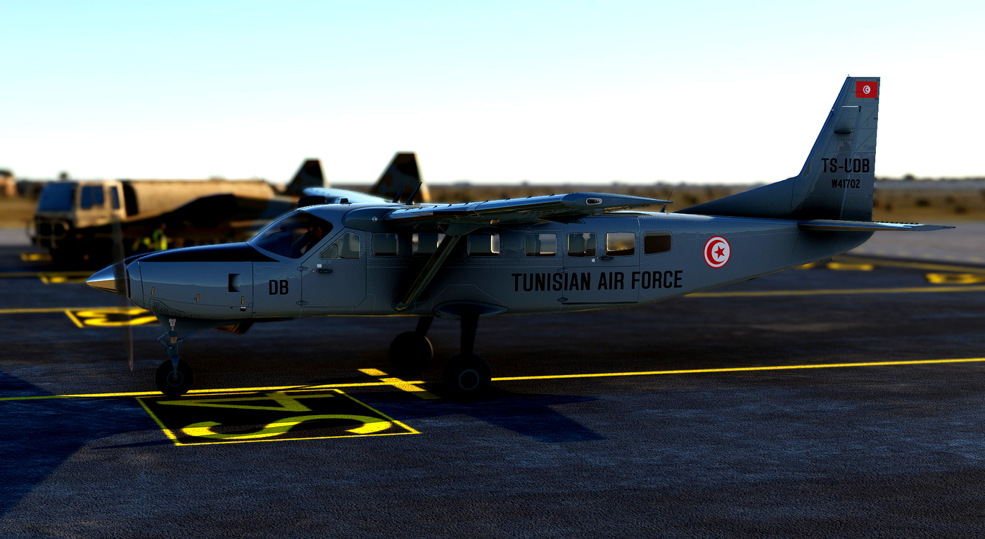 Cessna 208B Grand Caravan Tunisian Air Force for Microsoft Flight ...
