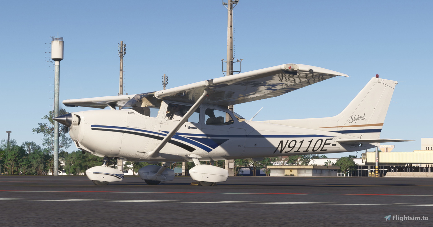 Cessna C172 N9110E "FS98 Style" | Asobo C172 G1000 | 4K for Microsoft ...