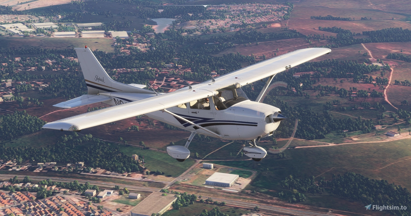 Cessna C172 N9110E "FS98 Style" | Asobo C172 G1000 | 4K for Microsoft ...