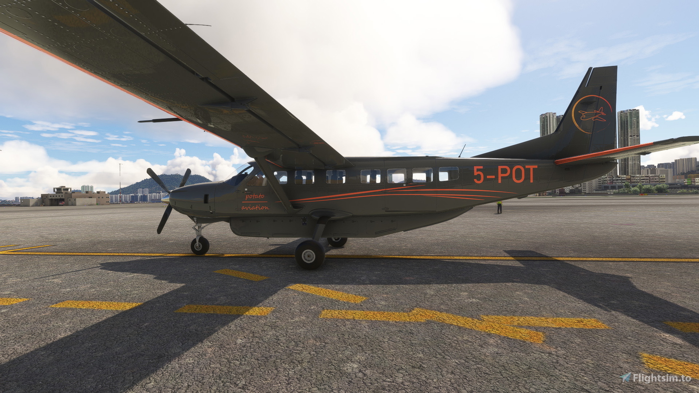 Cessna C208B Caravan Potato Aviation 5-POT for Microsoft Flight ...
