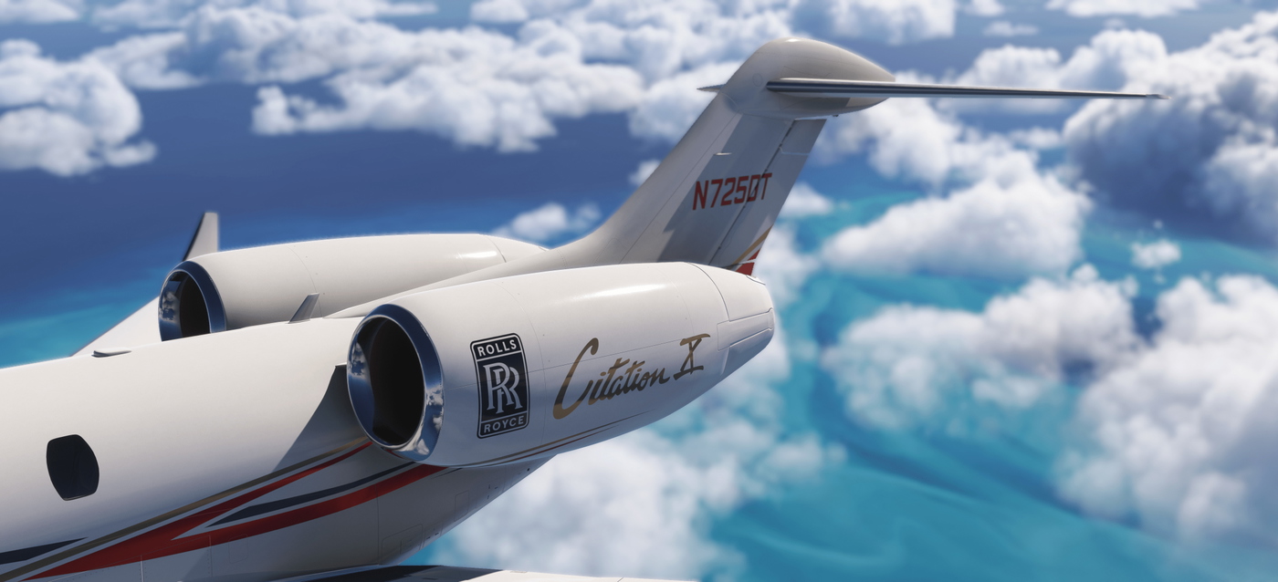 Cessna Citation X | N725DT per Microsoft Flight Simulator | MSFS