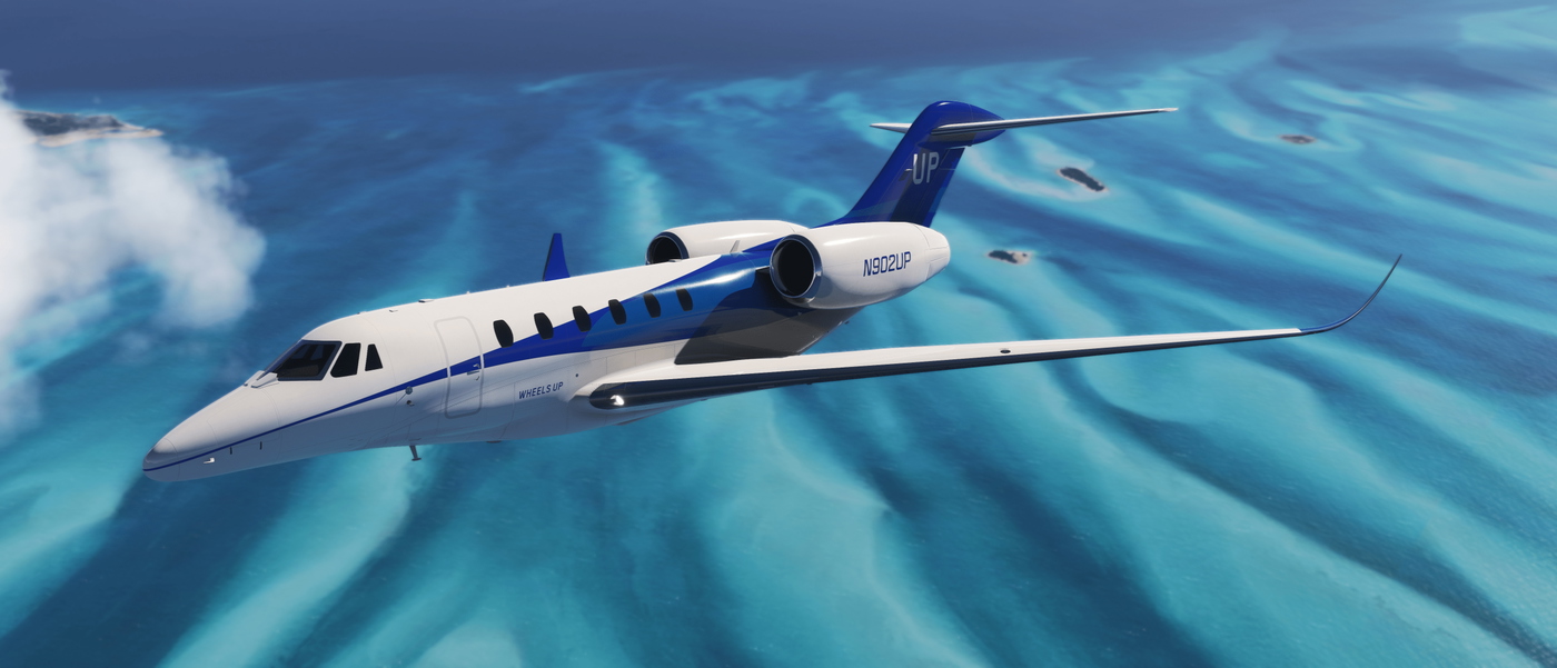 Cessna Citation X | N902UP | Wheels Up para Microsoft Flight Simulator ...