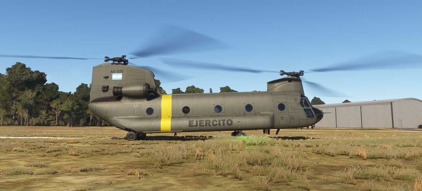 CH-47 Chinook Ejercito Argentino for Microsoft Flight Simulator | MSFS