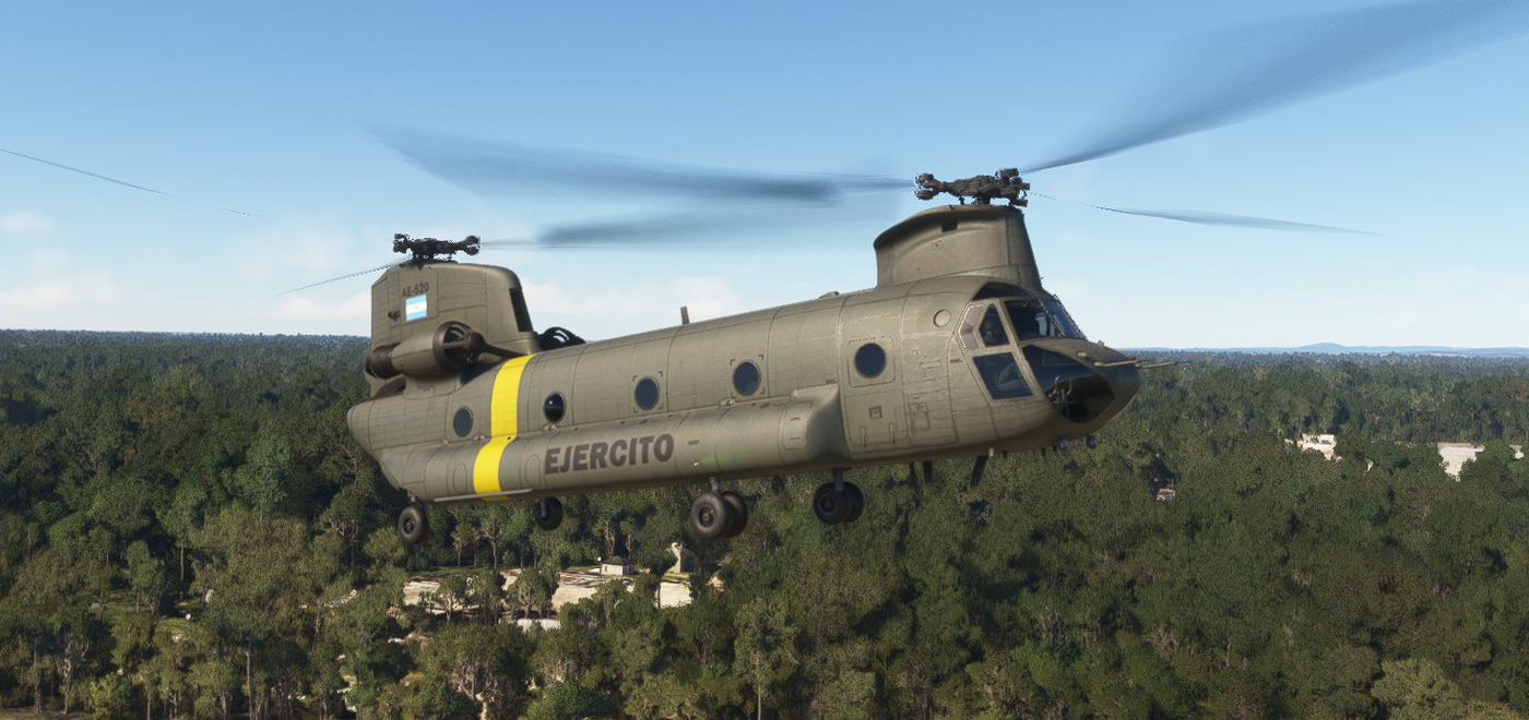 CH-47 Chinook Ejercito Argentino för Microsoft Flight Simulator | MSFS