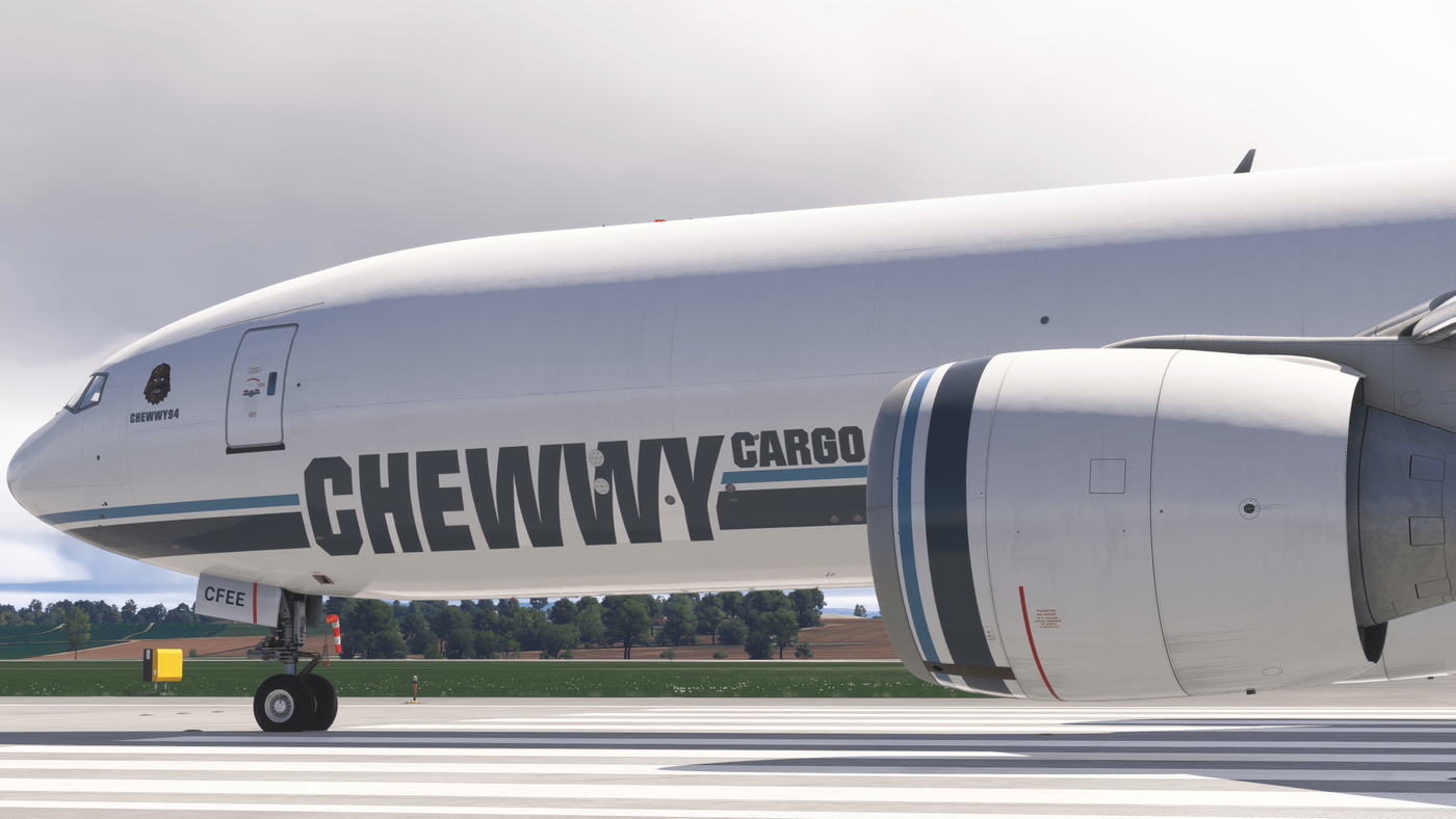 Chewwy Airlines G-CFEE | PMDG B777 Freighter | Fictional for Microsoft ...