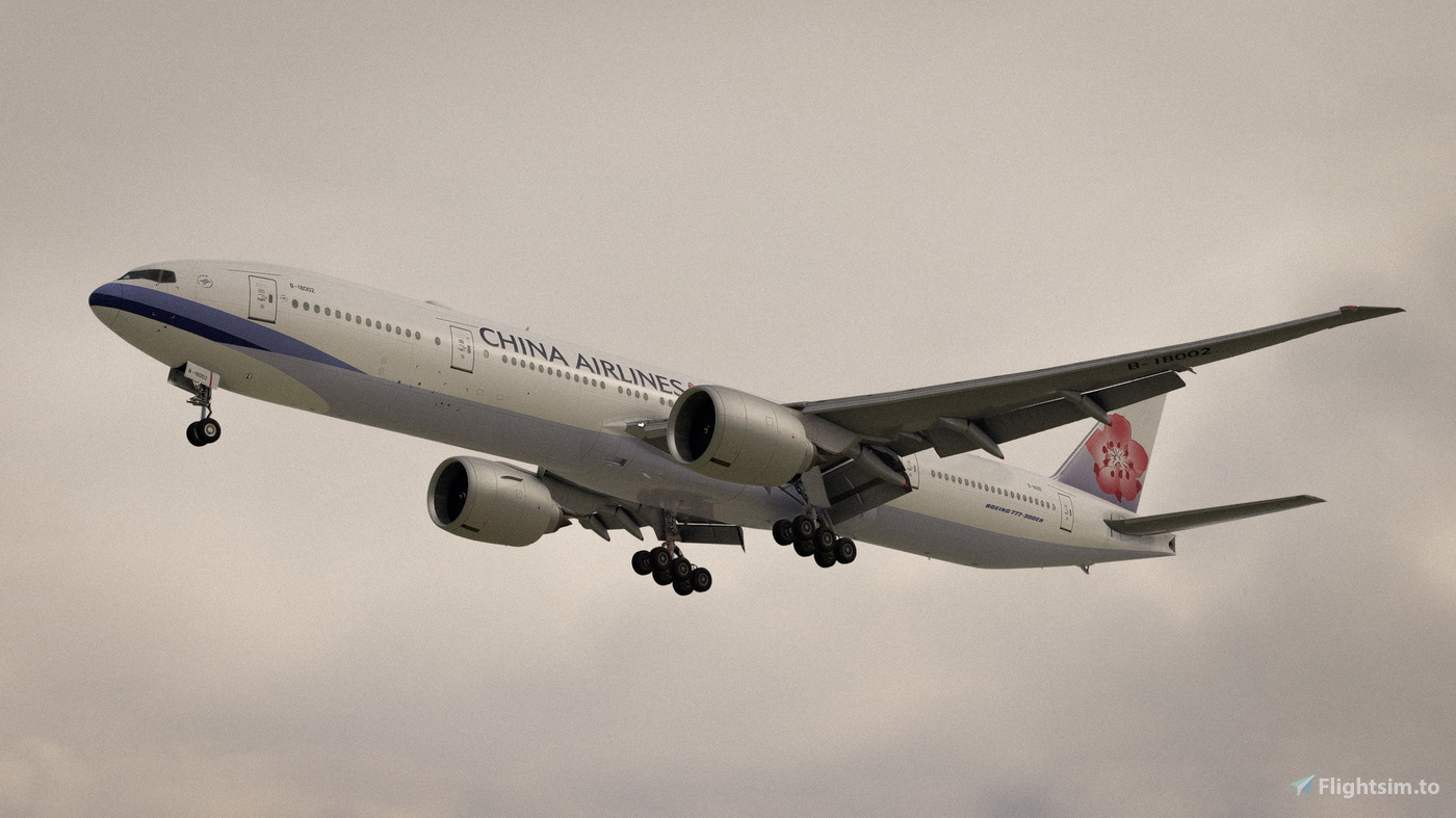 China Airlines (B-18002 - Standard Livery) | PMDG 777-300ER 对于 ...
