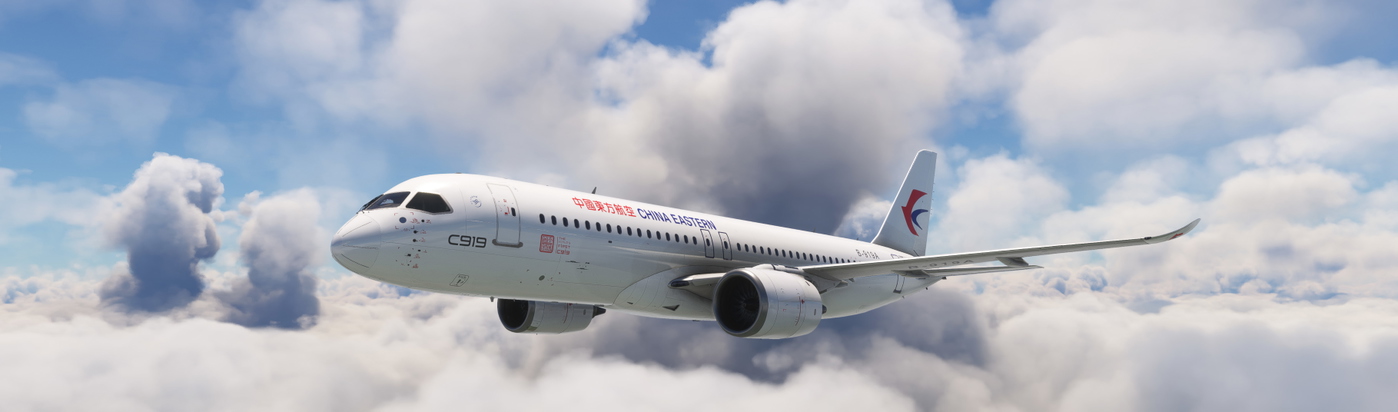 FYCYC-C919 China Eastern Airline 中国东方航空 B-919A（全球首架特别纪念） 对于 Microsoft ...