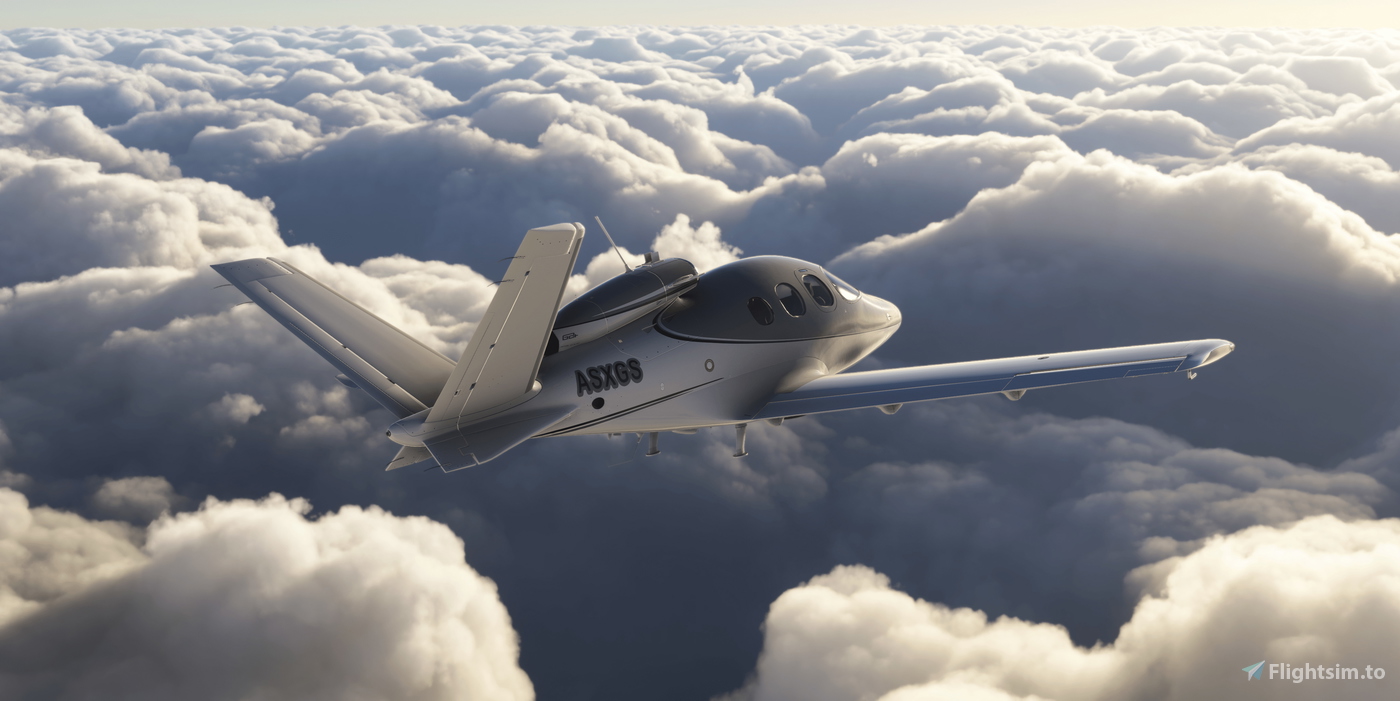 Cirrus SF50 Vision Jet G2+ | Apex | Gainsboro for Microsoft Flight ...