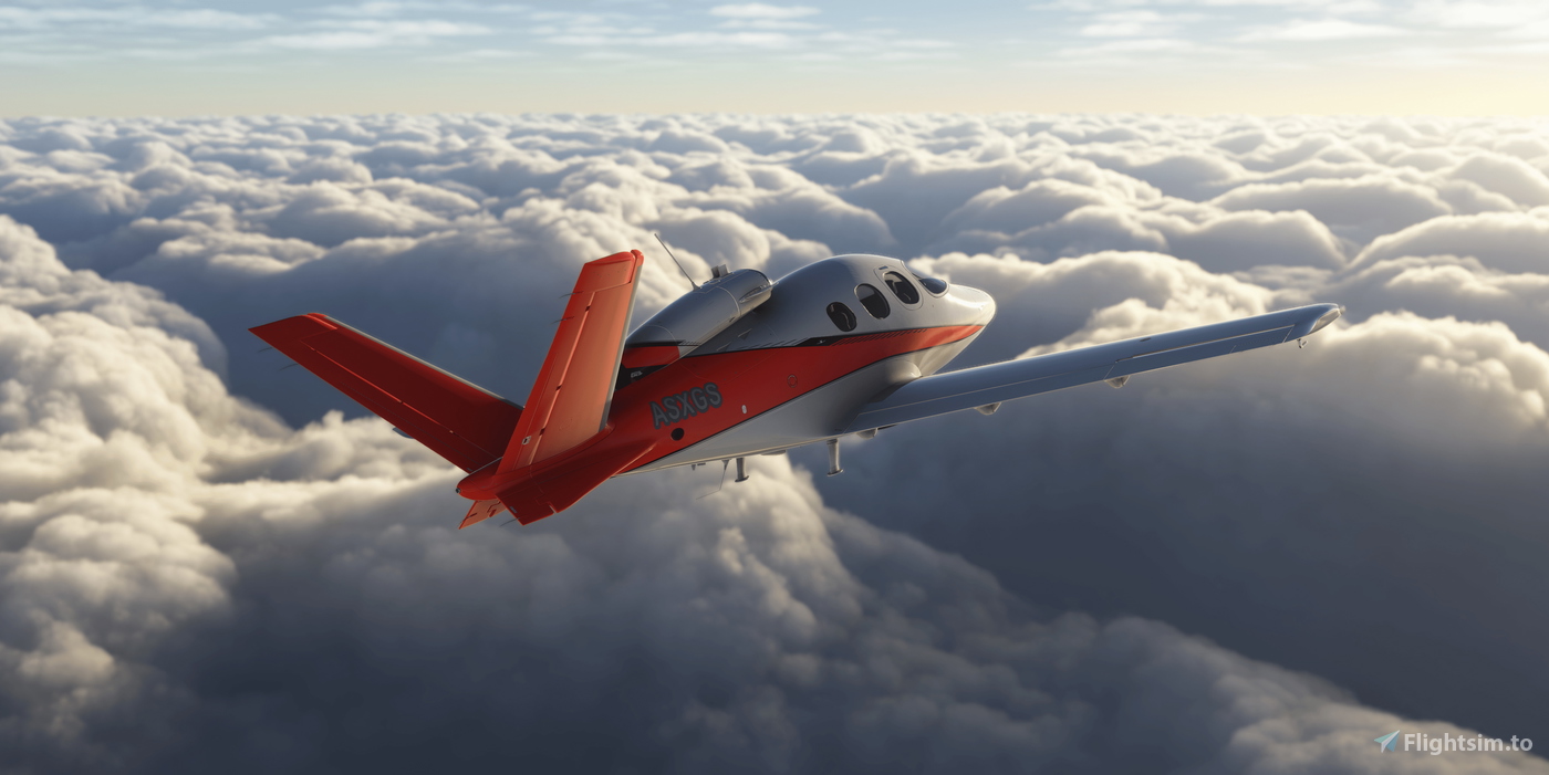 Cirrus SF50 Vision Jet G2+ | Vitesse | Corso Red for Microsoft Flight ...