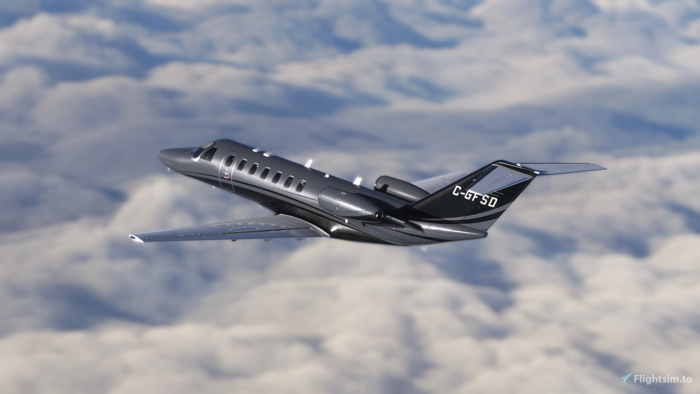 Citation CJ3+ LivToAir | AirSprint Pack para Microsoft Flight Simulator | MSFS