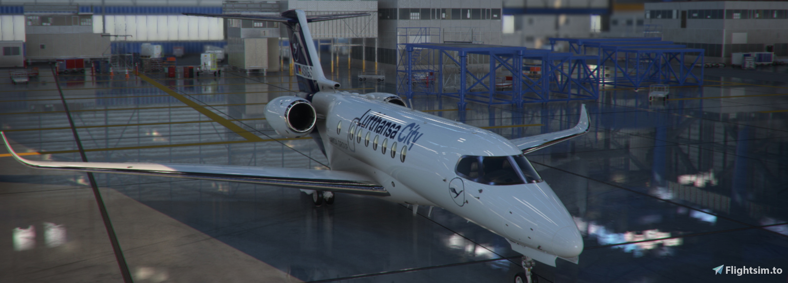 Citation Longitude - Lufthansa City - Livery - MSFS Add-on - Flightsim.to