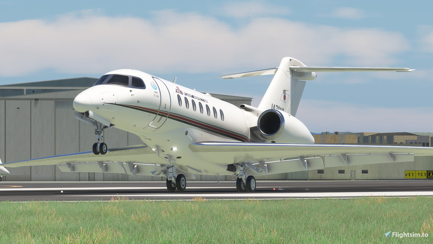 Citation Longitude | Japan Civil Aviation Bureau | JA701G dla Microsoft ...