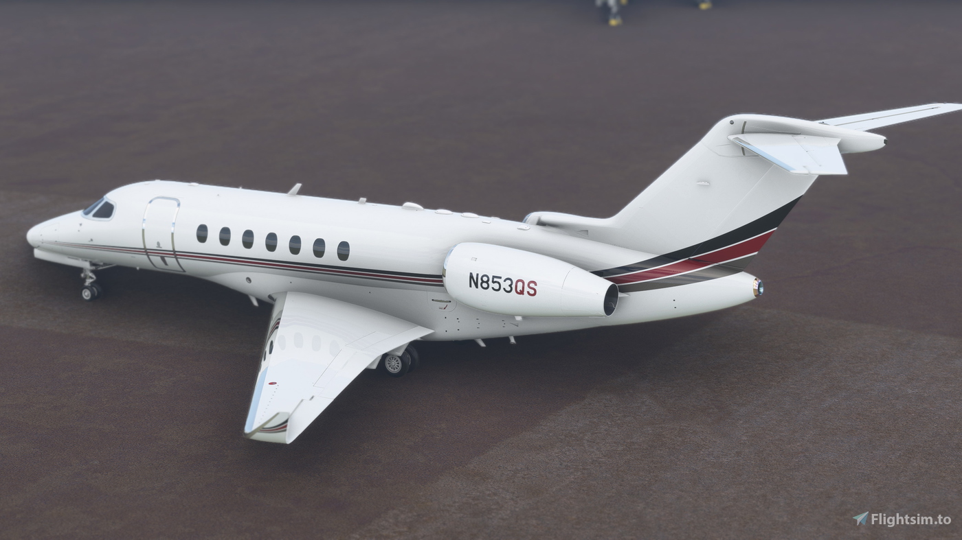 Citation Longitude NetJets Pack (Five Reg's) pour Microsoft Flight ...