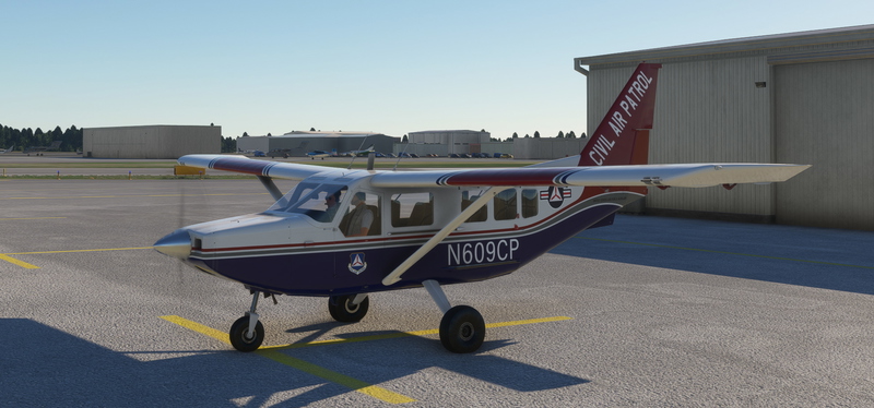 Civil Air Patrol GA-8 Airvan pour Microsoft Flight Simulator | MSFS