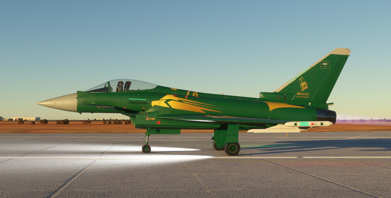 CJ Eurofighter Typhoon Liveries for Microsoft Flight Simulator | MSFS
