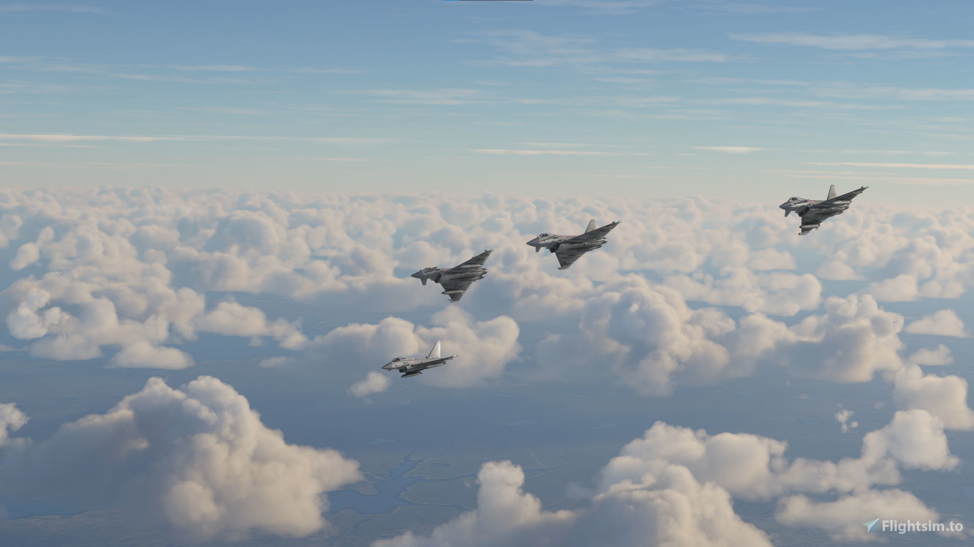 CJ Simulations Typhoon -Falklands - Flt 1435 for Microsoft Flight ...