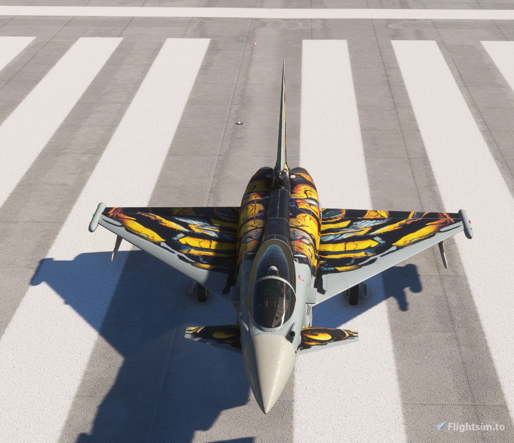 CJ Simulations Typhoon Luftwaffe Castle Tiger 2025 对于 Microsoft Flight Simulator | MSFS