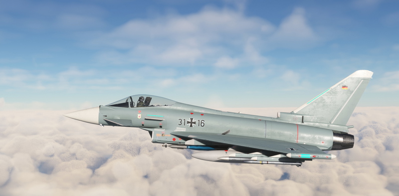 CJ Eurofighter Typhoon Liveries for Microsoft Flight Simulator | MSFS