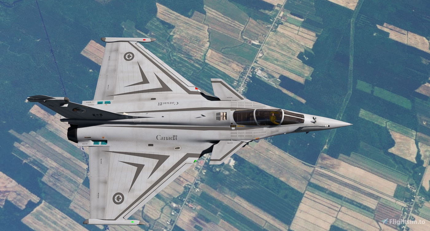 CJS Dassault Rafale C RCAF-ARC for Microsoft Flight Simulator | MSFS