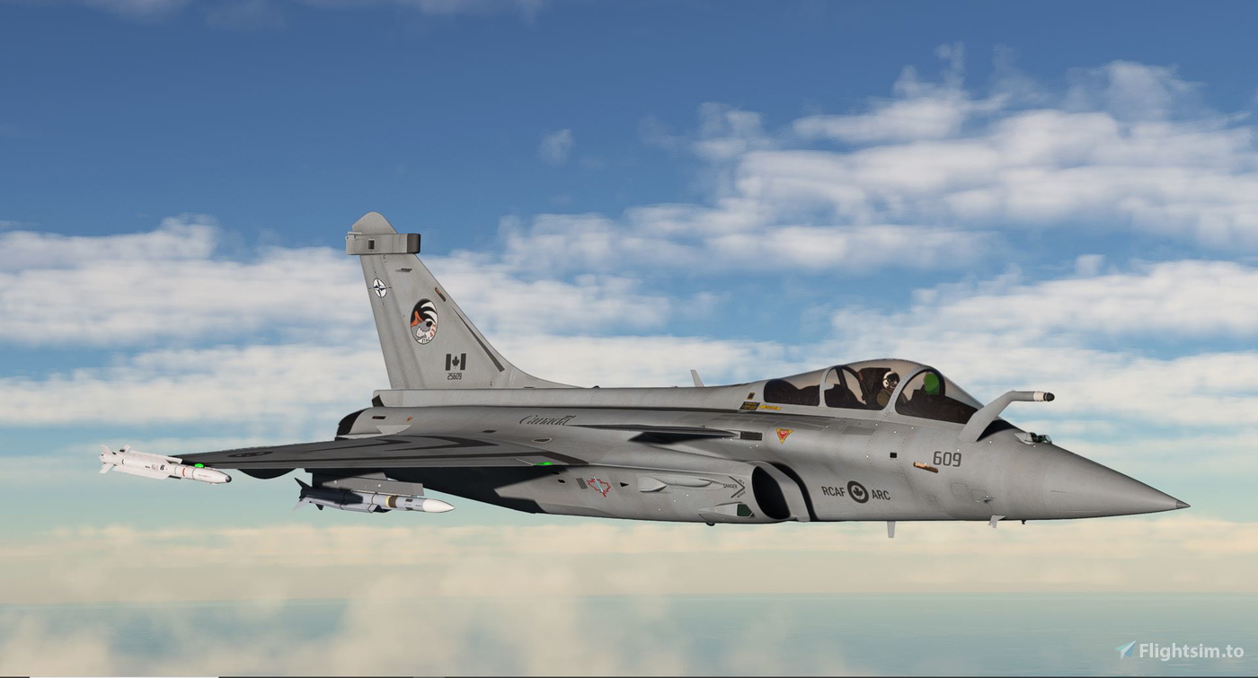 CJS Dassault Rafale C RCAF-ARC for Microsoft Flight Simulator | MSFS