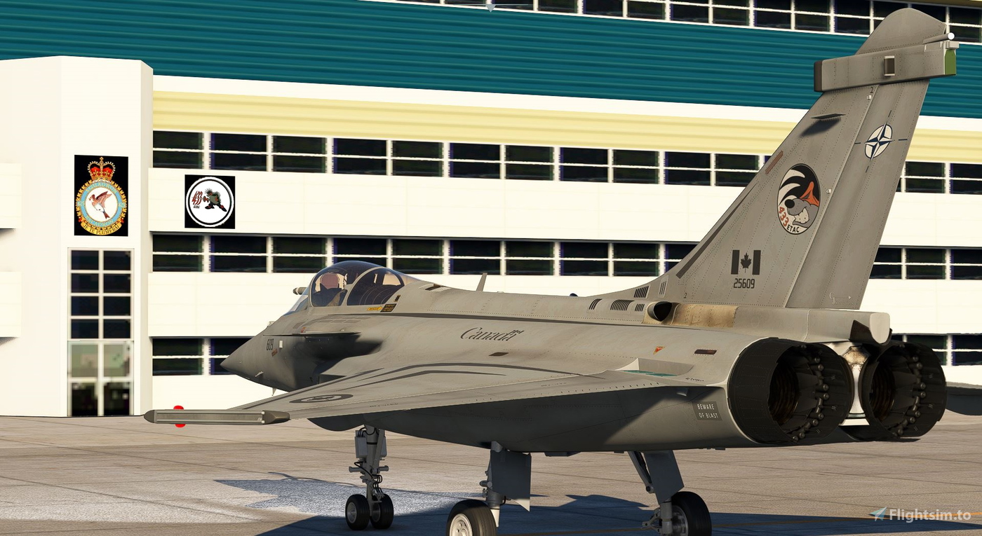 CJS Dassault Rafale C RCAF-ARC for Microsoft Flight Simulator | MSFS