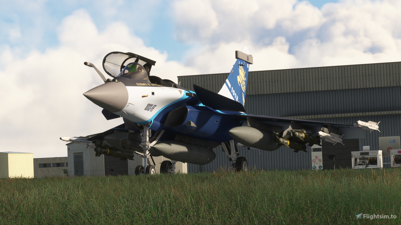 CJSimulations Dassault Rafale M | Salon Solitaire のために Microsoft Flight ...
