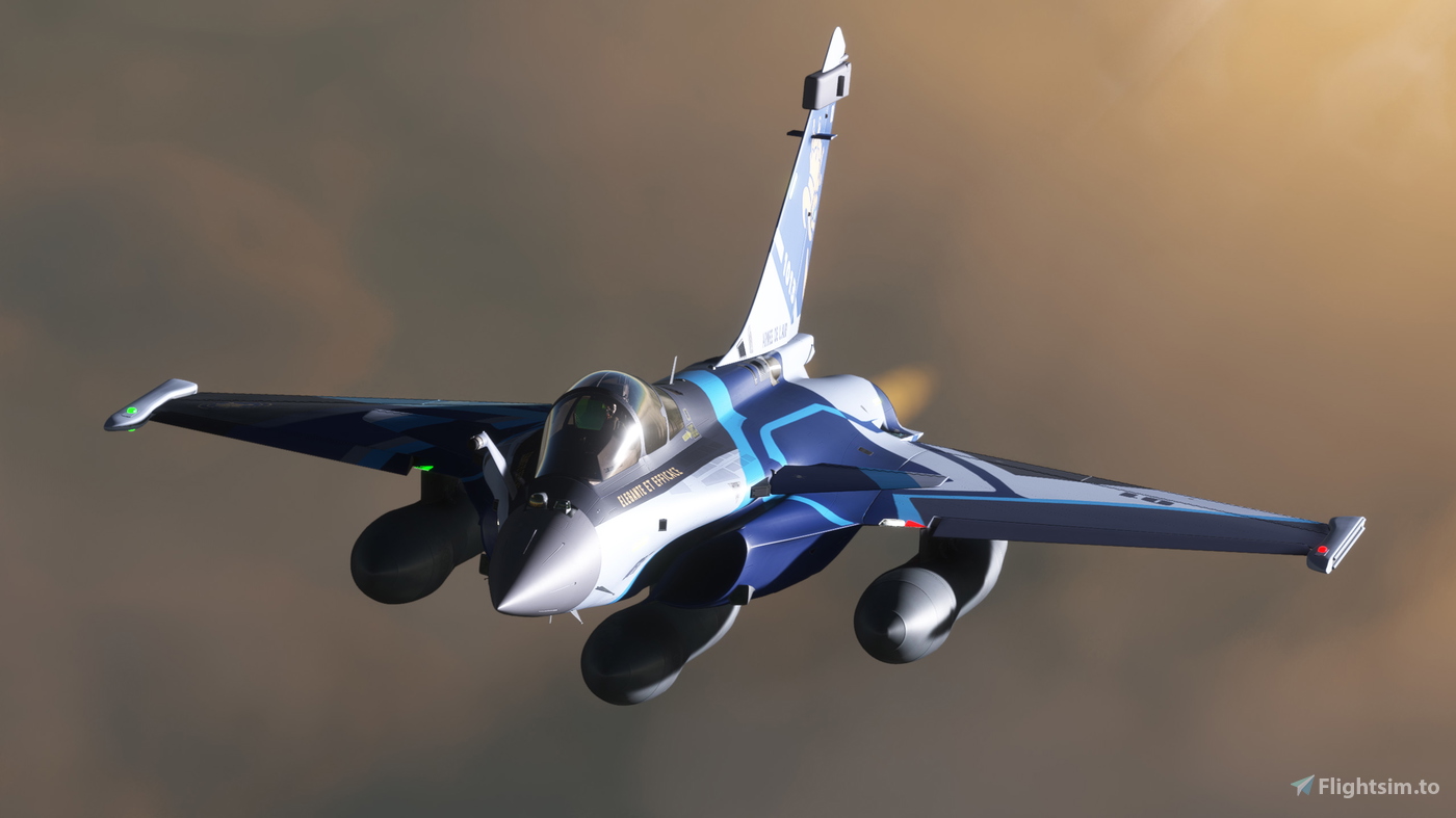 CJSimulations Dassault Rafale M | Salon Solitaire のために Microsoft Flight ...