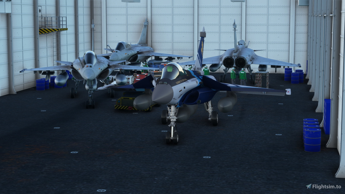 CJSimulations Dassault Rafale M | Salon Solitaire のために Microsoft Flight ...