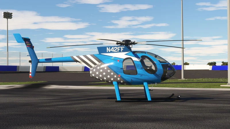 Cleetus McFarland's MD500E N42FF for Microsoft Flight Simulator | MSFS