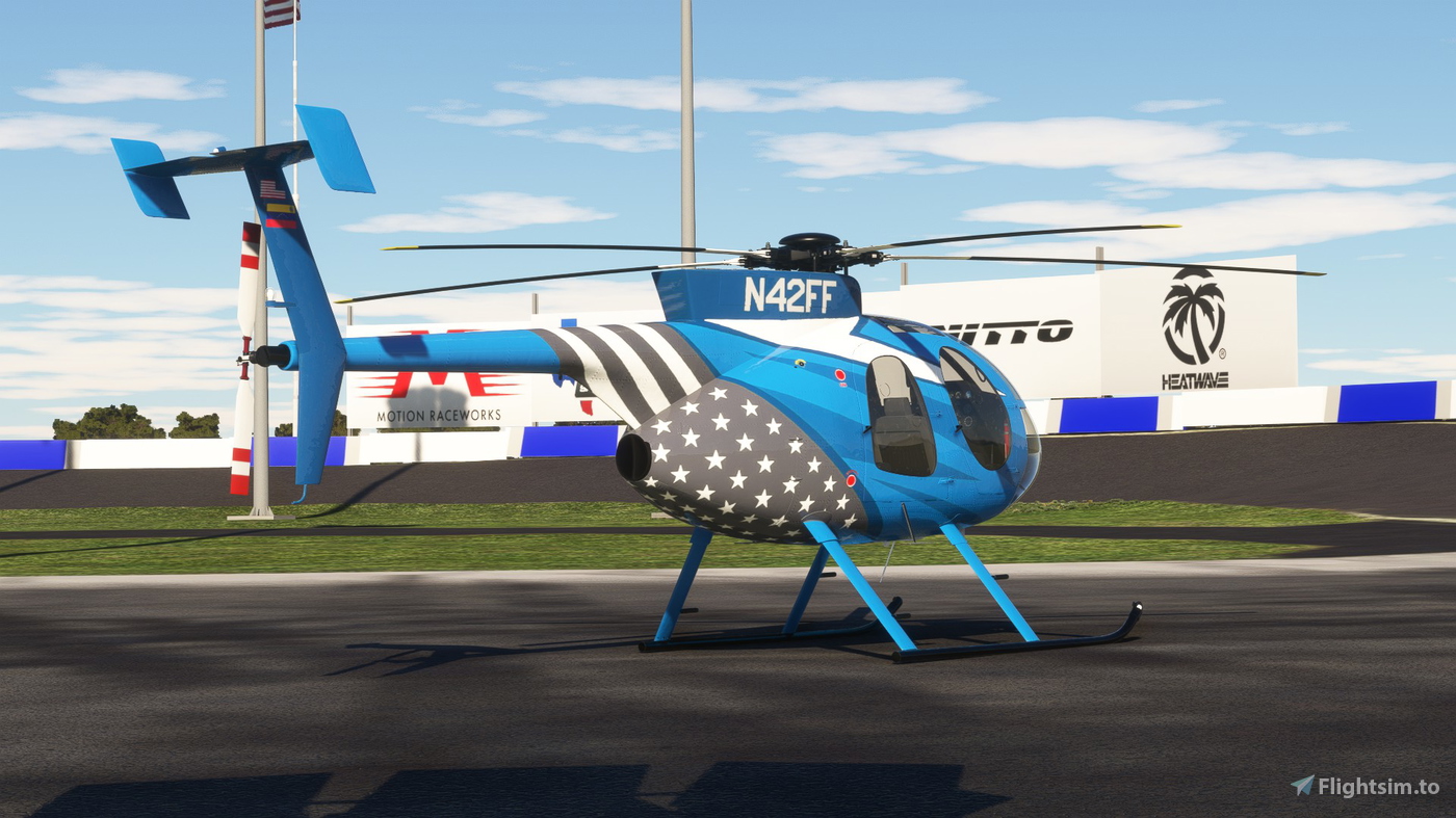 Cleetus McFarland's MD500E N42FF for Microsoft Flight Simulator | MSFS