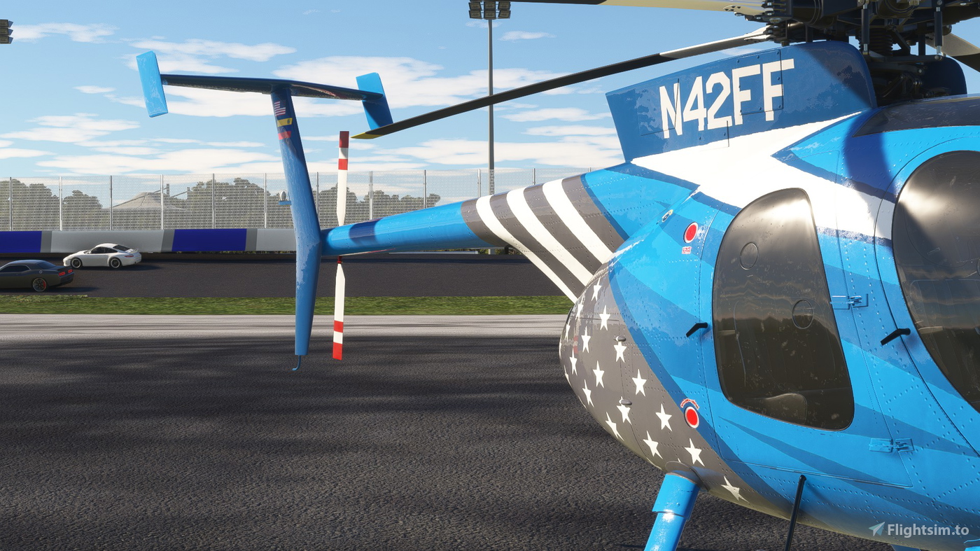 Cleetus McFarland's MD500E N42FF for Microsoft Flight Simulator | MSFS