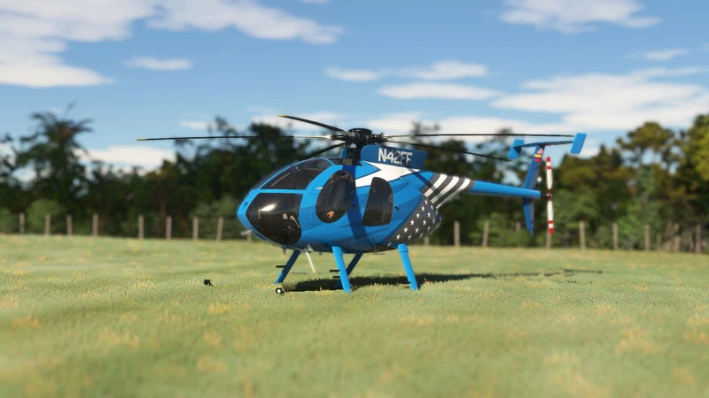 Cleetus McFarland's MD500E N42FF for Microsoft Flight Simulator | MSFS