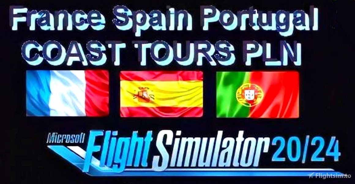 COAST TOURS PLN - Update msfs 20/24 for Microsoft Flight Simulator | MSFS